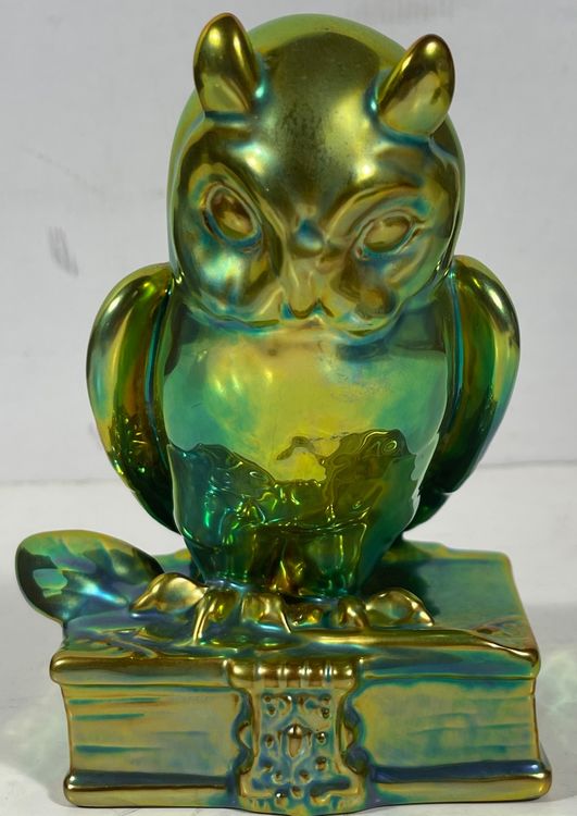 Vilmos ZSOLNAY (1828-1900) Porzellan Eule Skulptur | Kaufen auf Ricardo