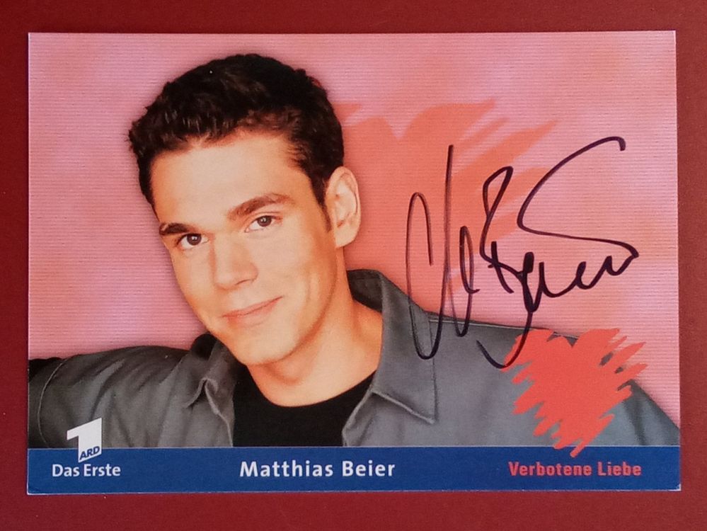 Matthias Beier Autogramm signiert Fotopostkarte 10x15cm (Gebraucht) in Bischofszell für CHF 3 ...