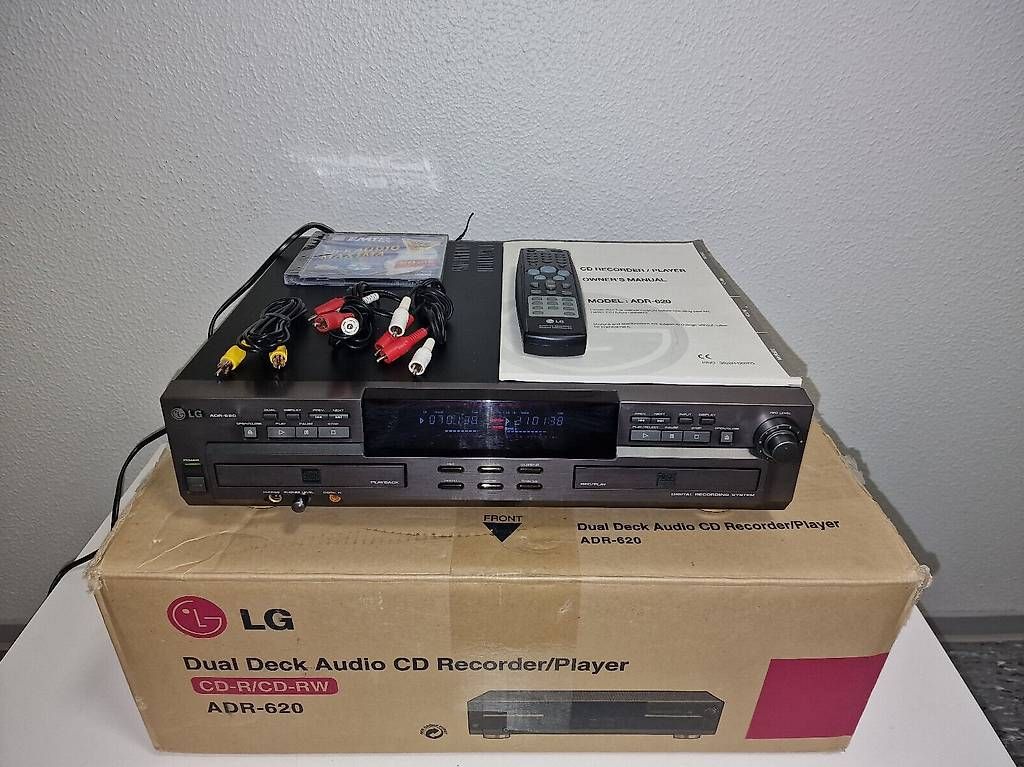 LG ADR620 Audio CD Recorder 4 Fach geschwingkeit OVP (Gebraucht) in ...