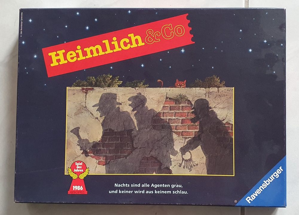 Heimlich & Co Brettspiel / Spiel des Jahres 1986 (Gebraucht) in ...