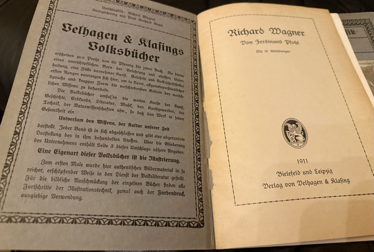 Beethoven/Richard Wagner Biographien 1911 (Gebraucht) in hunzenschwil ...