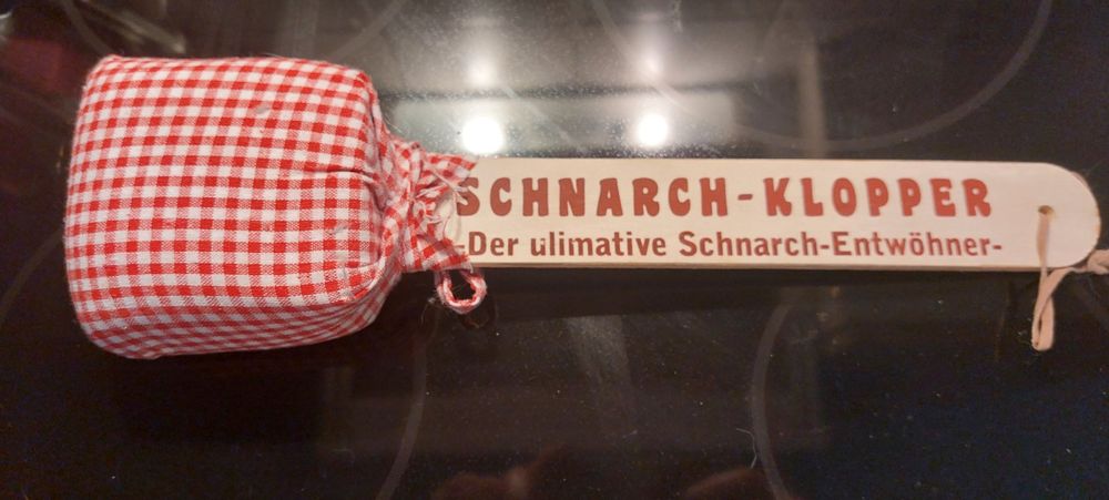 Schnarch-Klopfer, Anti-Schnarch Hilfe, Fun-Geschenkidee (Gebraucht) in ...