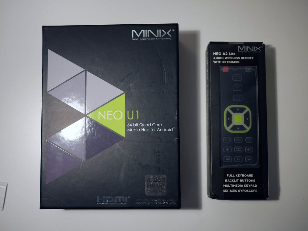 Minix NEO U1 + NEO A2 Lite Air Mouse mit Keyboard (Gebraucht) in ...