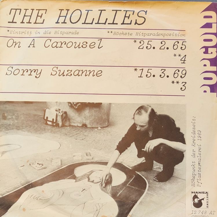Vinyl Single Hollies - On A Carousel/Sorry Suzanne (Gebraucht) in ...
