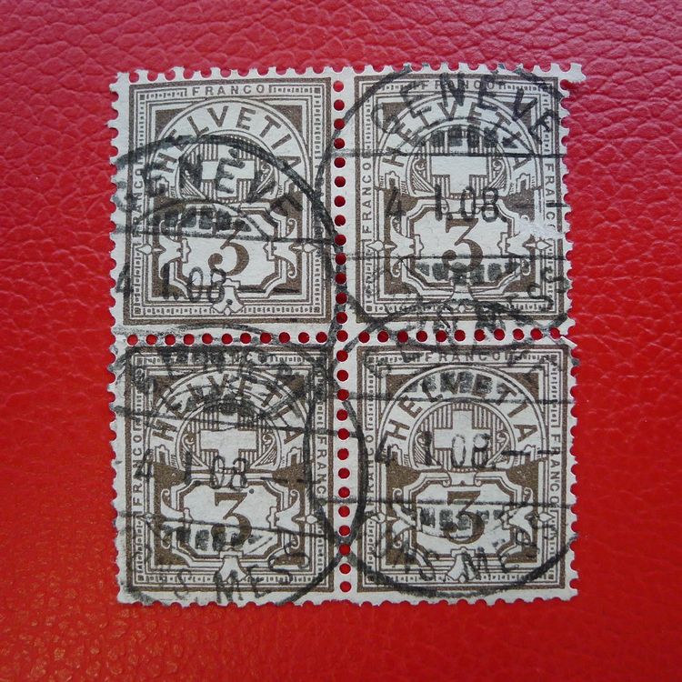 Nr. 81 Viererblock gestempelt SBK: 800.- | Kaufen auf Ricardo