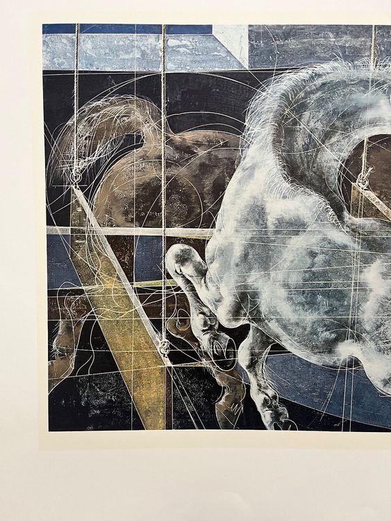 Hans Erni (1909-2015) Im Pferdestall - Grosse Druck Graphic | Kaufen auf Ricardo