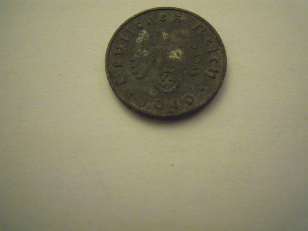 5 Pfennig 1940 Deutsches Reich (Gebraucht) in Kriegstetten für CHF 1.5 – mit Lieferung auf ...