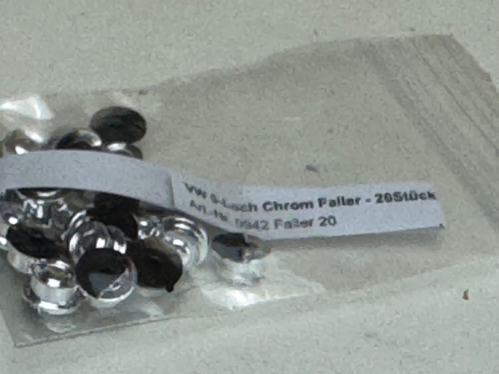 GB-Faller AMS Felge VW 5 Loch Chrome 20 STK Replika (Gebraucht) in Elm ...