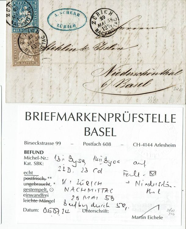 STRUBEL 5+10Rp 22D/B3+23Cd/B3IV BEFUND | Kaufen auf Ricardo