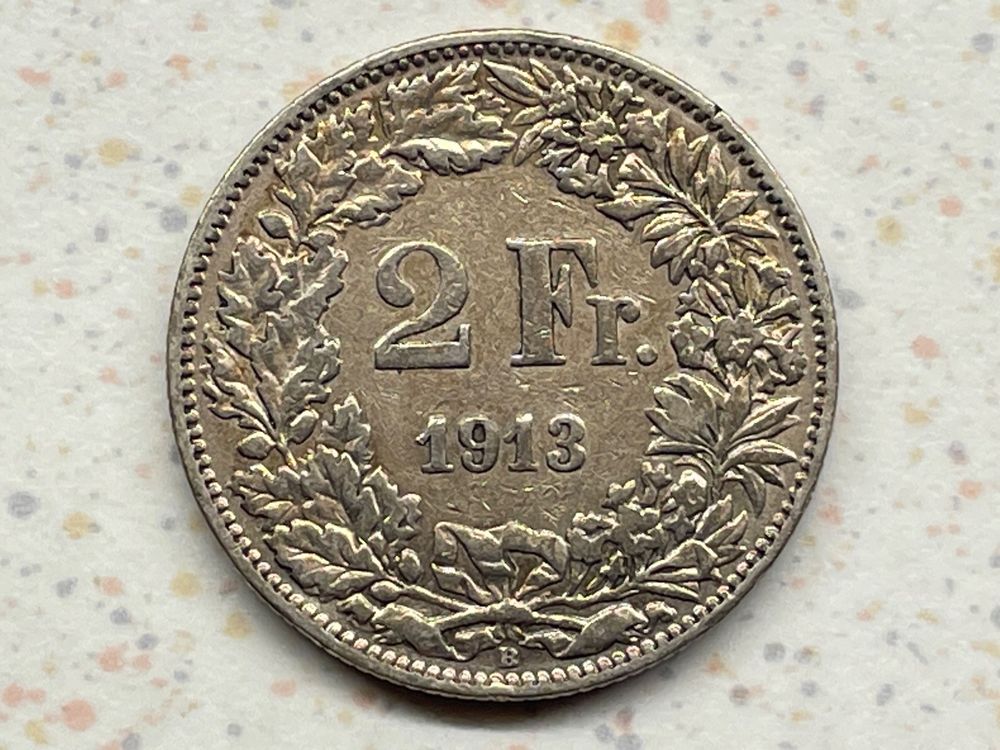 1913 2 Franken Top-Jahrgang (Gebraucht) in Winterthur für CHF 6 – mit Lieferung auf Ricardo kaufen