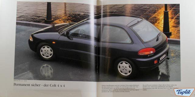 ORIGINAL NEUWAGEN PROSPEKT MITSUBISHI COLT CA0 SERIE - 1992 | Kaufen auf Ricardo