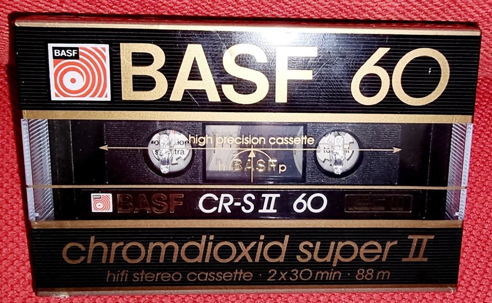 💥 BASF"60 chromdioxid super II" 💥 die seltenste BASF... (Neu und originalverpackt) in LAUSANNE ...