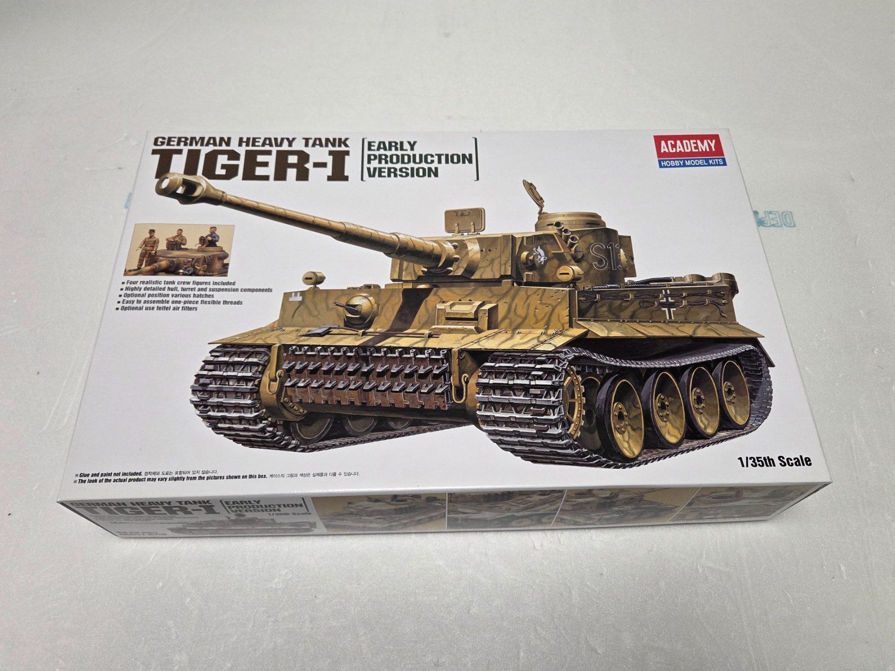 Academy 13264 German Heavy Tank Tiger-I 1:35 (Neu und originalverpackt ...