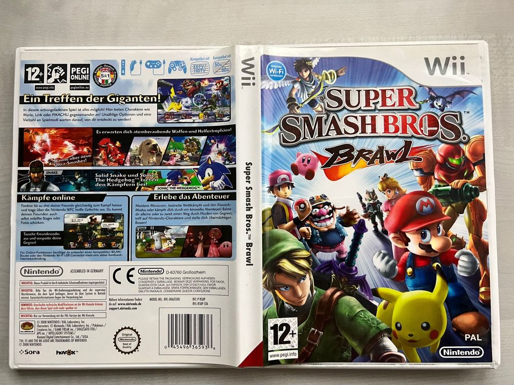 Super Smash Bros. Brawl- Nintendo Wii (Gebraucht) in Ueken für CHF 8 ...