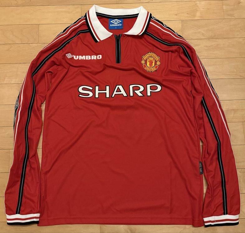 Manchester United Home Kit 98/99 (Long Sleeve, Beckham) (Gebraucht) in ...
