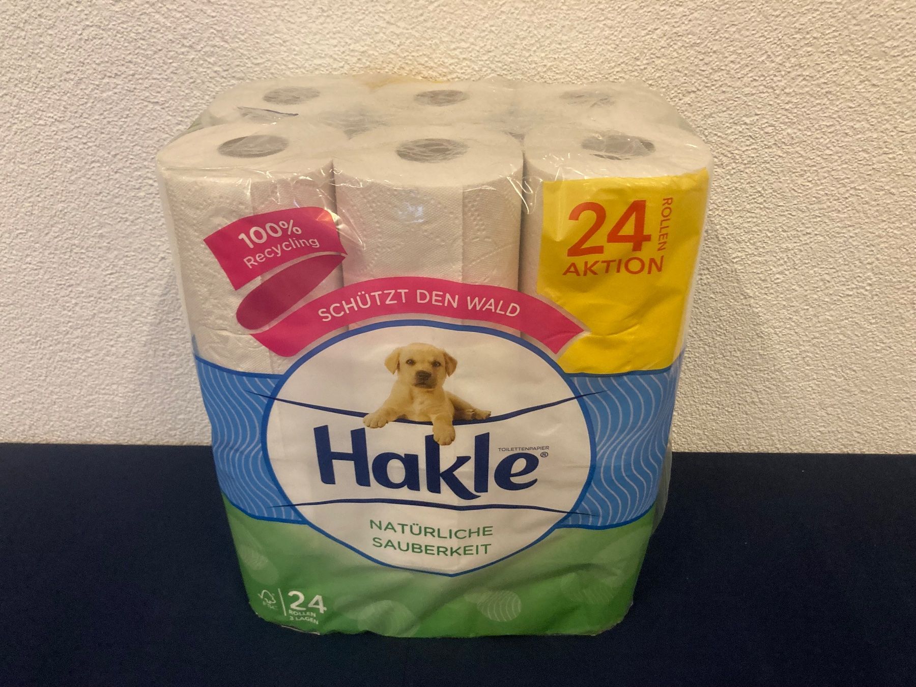Hakle Toiletten-Papier, 24 Rollen mit je 150 Blatt, 3-lagig (Neu und ...