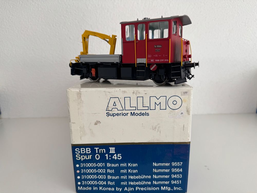 ALLMO SBB Tm lll Traktor mit Kran Spur 0 (Gebraucht) in Goldau für CHF 780 – mit Lieferung auf ...