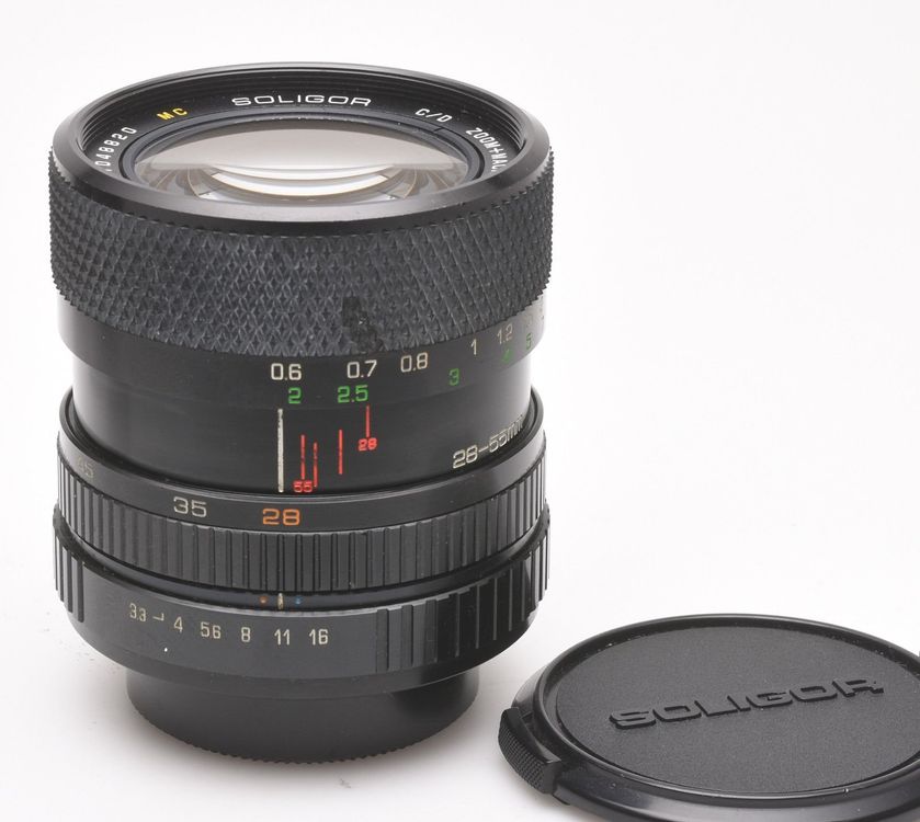 Kompaktes Soligor C/D MC Zoom Macro 28-55mm f3.3 M42 #XV | Kaufen auf ...