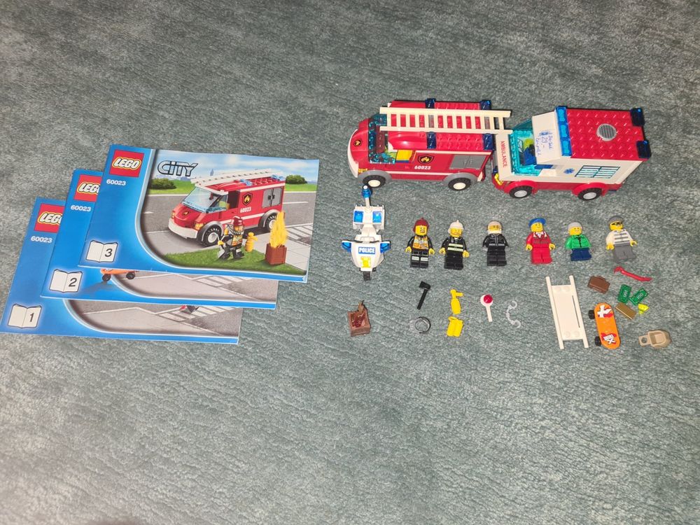 Lego 60023 City Starter Set/Feuerwehr + Polizei (Gebraucht) in Therwil ...