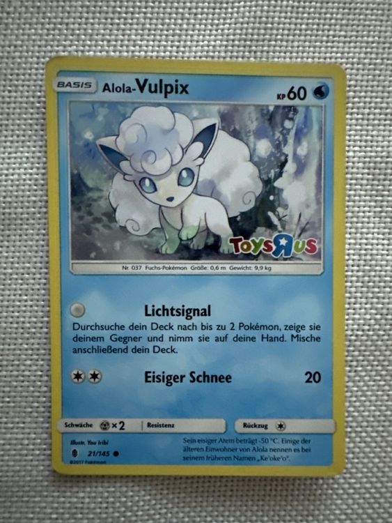 Alola Vulpix (21/145) (Gebraucht) in Safenwil für CHF 3 – mit Lieferung ...