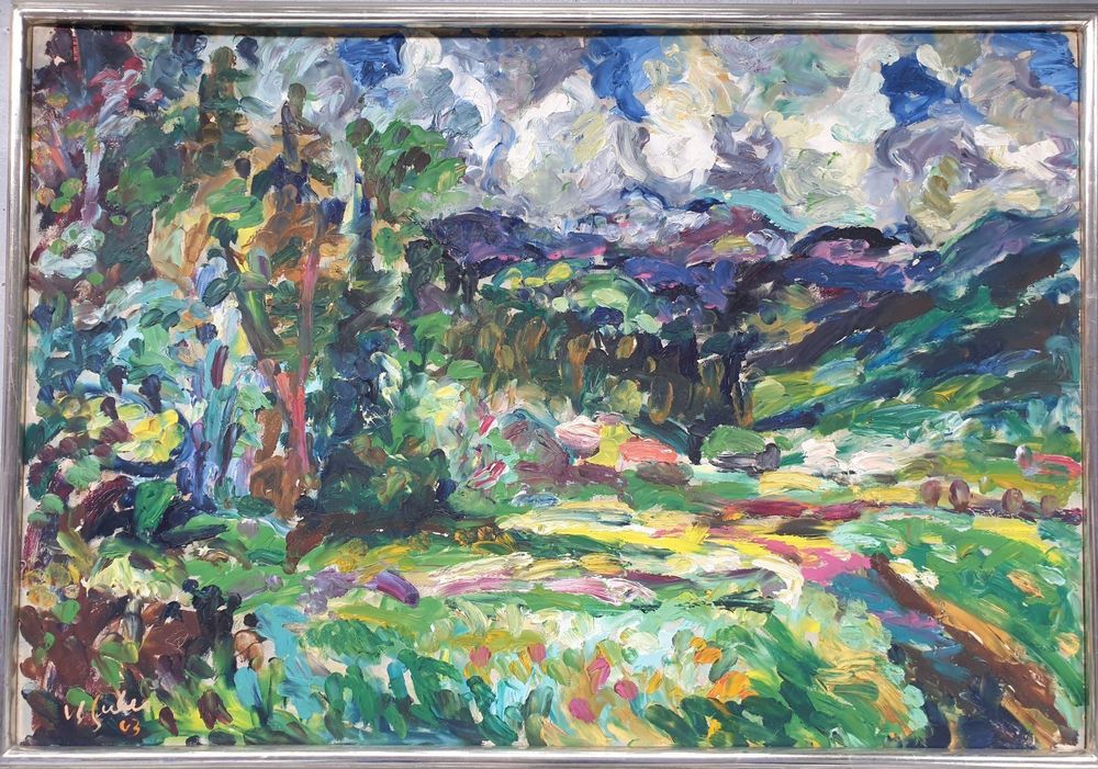 Expressive Landschaft/ Karl Gerber | Kaufen auf Ricardo