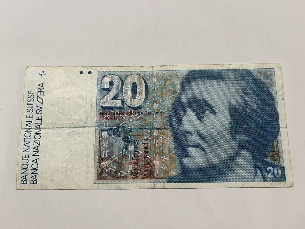 Alte 20 Franken Note, Schweizer Nationalbank (Gebraucht) in Olten für ...