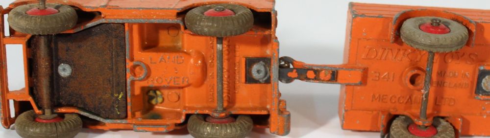 Meccano Dinky Toys 340 Land Rover Jeep mit Anhänger 341 | Kaufen auf ...