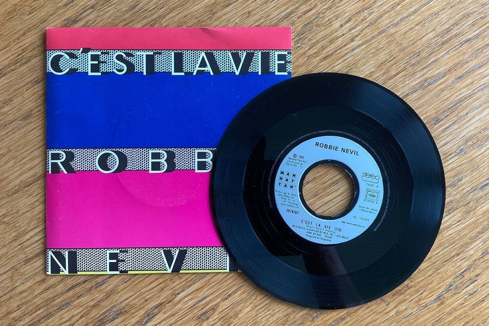 Platte (Single): Robbie Nevil – C'est la vie (Gebraucht) in Bremgarten ...