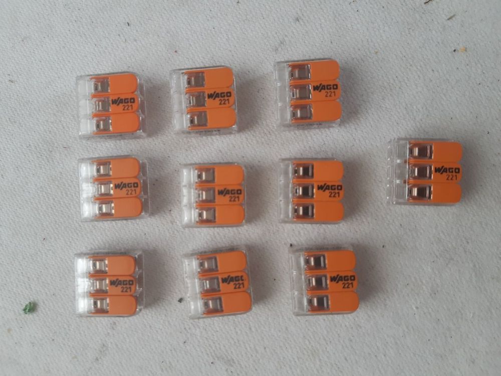 WAGO Klemmen 221 SET mit 10 Stück | Kaufen auf Ricardo