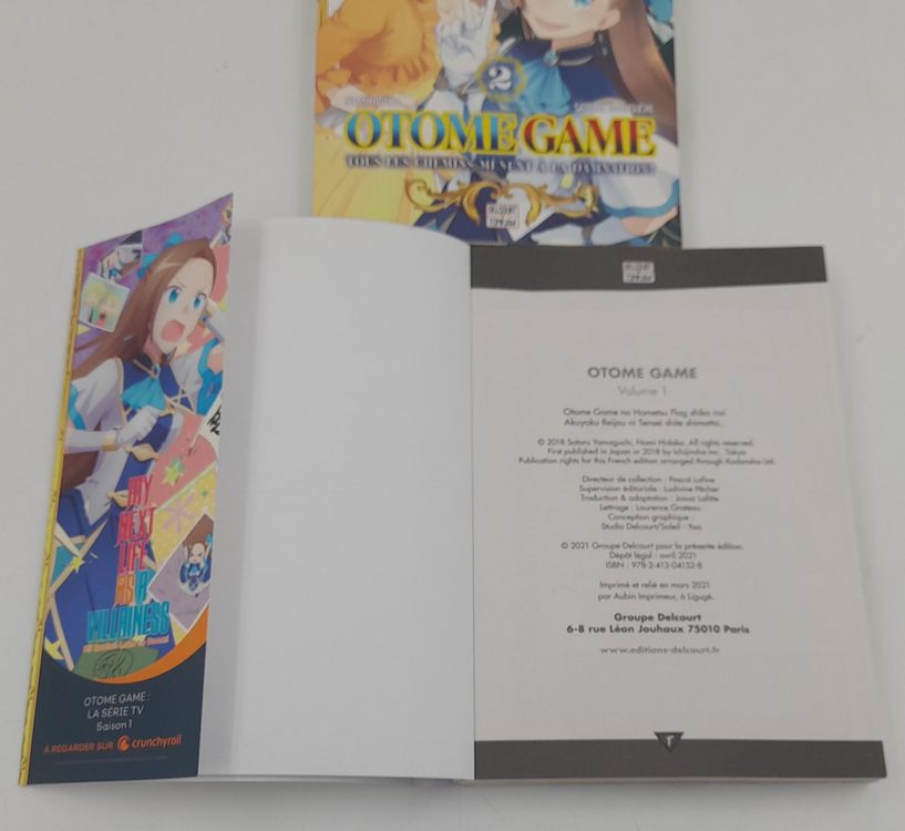 Manga Otome Game tomes 1 et 2 – Yamaguchi & Hidaka – Tonkam (D'occasion ...