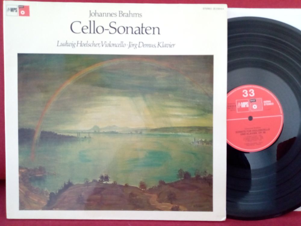 BRAHMS: Cello-Sonaten; Ludwig HOELSCHER, Jörg DEMUS; LP BASF (Gebraucht) in Möriken AG für CHF ...