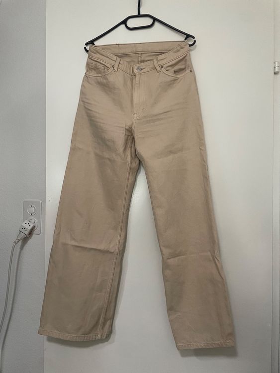 Wide Leg Vintage Jeans in Beige (Gebraucht) in zürich für CHF 9 – mit Lieferung auf Ricardo kaufen