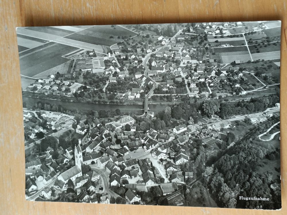 Photo Karte / Flugaufnahme - Andelfingen ZH ca. 1970 (Gebraucht) in Brugg AG für CHF 15 – mit ...