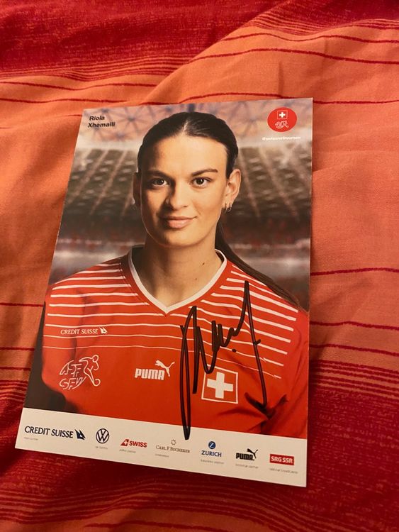 Autogrammkarte Riola Xhemaili handsigniert | Kaufen auf Ricardo