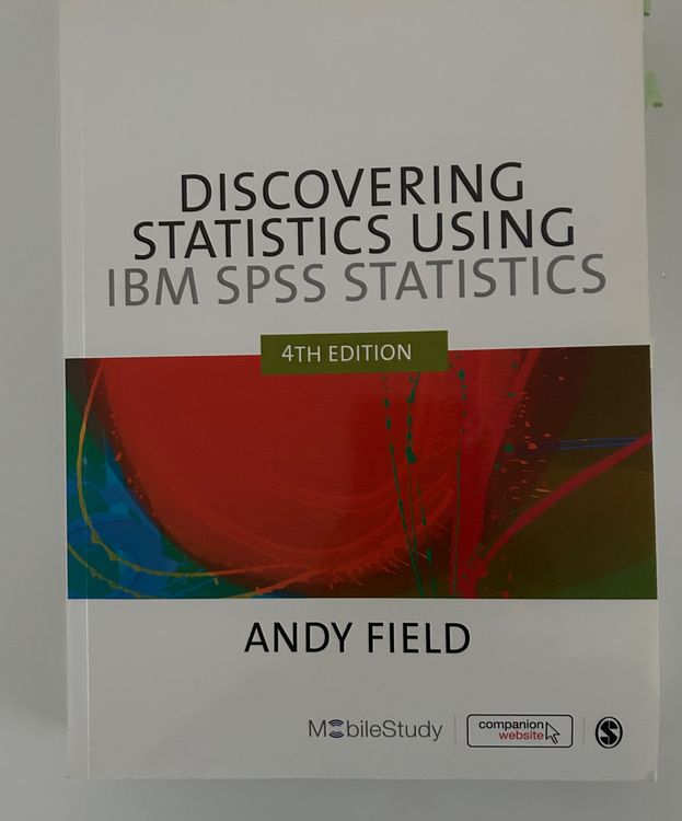Buch: Discovering Statistics Using IBM SPSS Statistics | Kaufen auf Ricardo