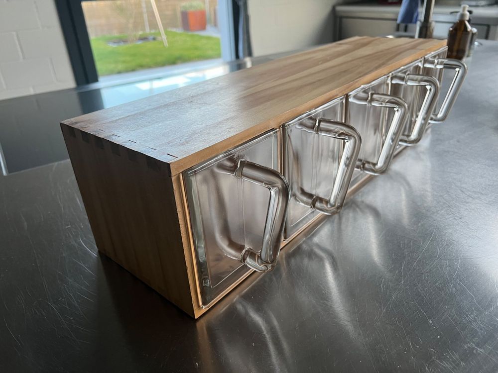 Ikea Forhoja Wandregal Mit Glas