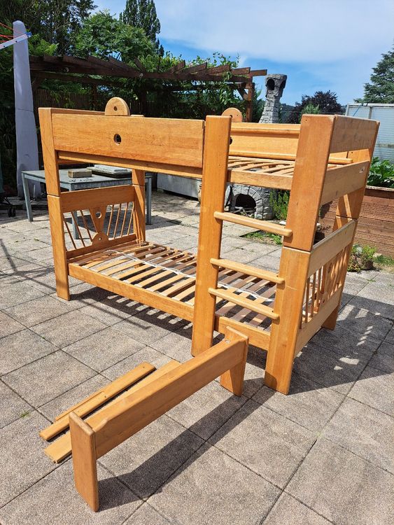 Team7 Bio Möbel Hochbett Stockbett Erle massiv 90x200cm | Kaufen auf ...