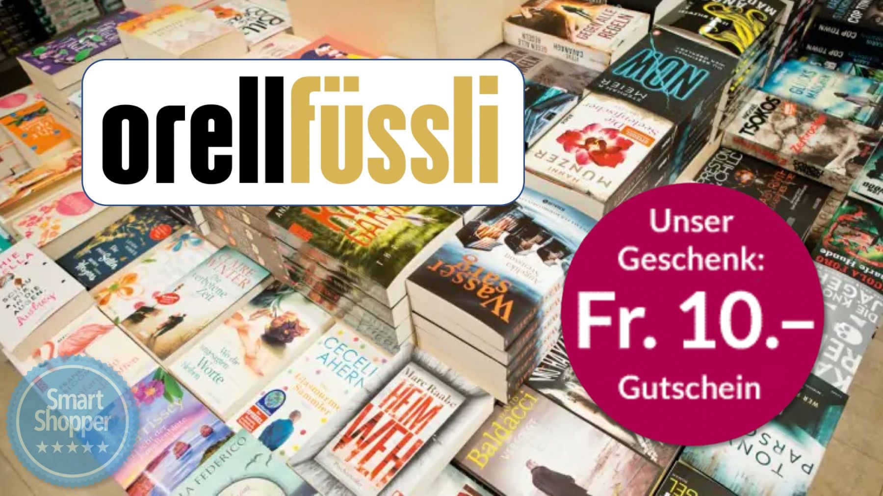 Fr. 10.- ORELL FÜSSLI Gutschein orellfüssli ab 30.- (Neu und ...