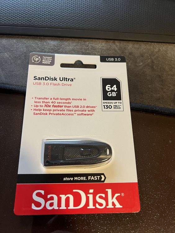 USB-Stick Sandisk Ultra 64 GB (Neuf avec emballage d'origine) à ...