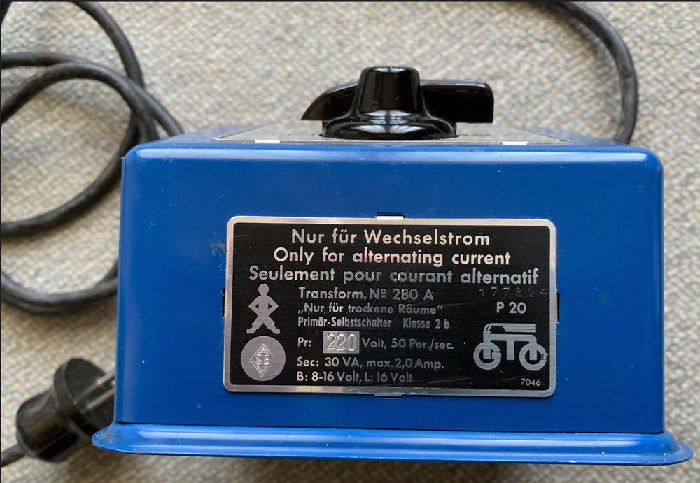 Marklin Super Trafo 280 (Gebraucht) in Lausanne für CHF 1 – mit ...