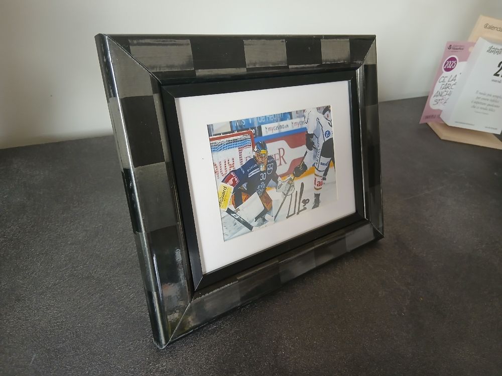 Hockey stick frame for photo with glass, NHL, NL, SHL,... (Gebraucht ...