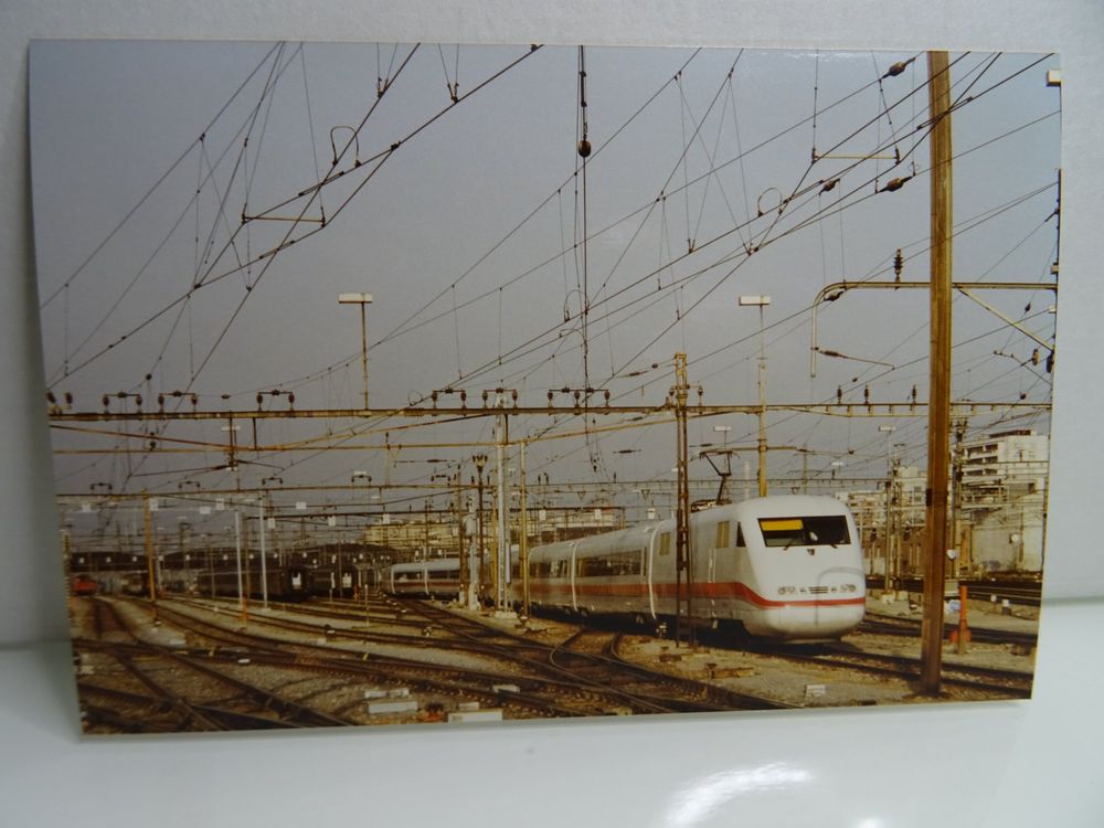 Foto "DB ICE 401 081 Ausfahrt Zürich 27 September 1992 " (Gebraucht) in ...