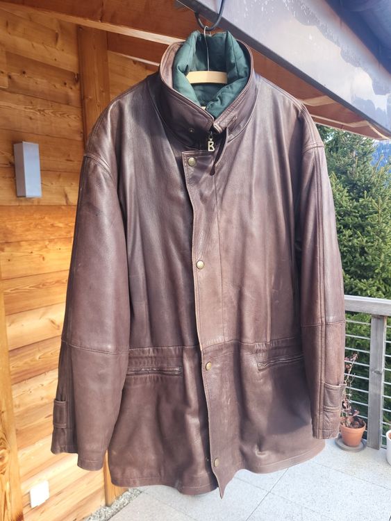 BOGNER - NP800.- Veste Cuir 3 Saisons Avec Doublure Complète (Gebraucht ...