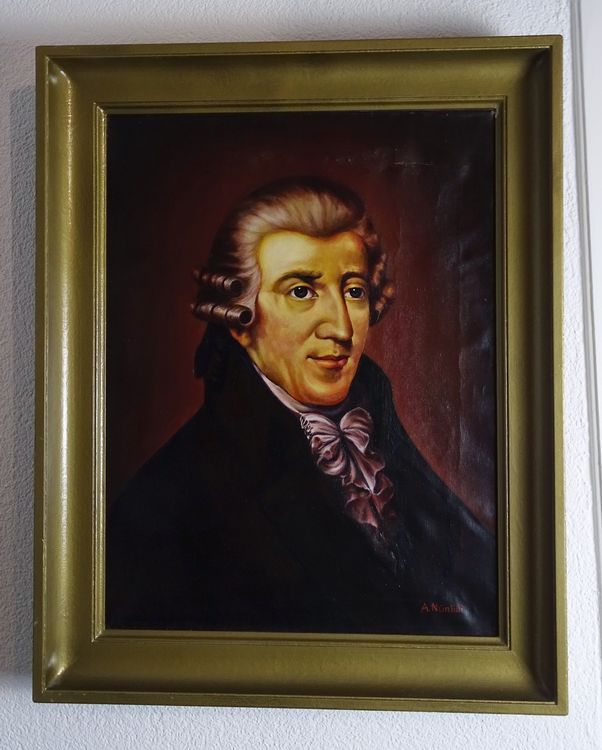 vintage Ölporträt Joseph Haydn (1732–1809) - Anton Nünlist | Kaufen auf ...