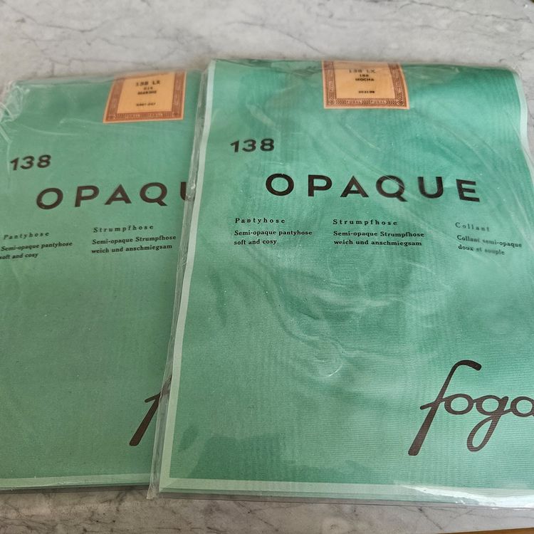 2 Fogal-Strümpfe, 138 LX, Marine und Mocha (Neu und originalverpackt ...