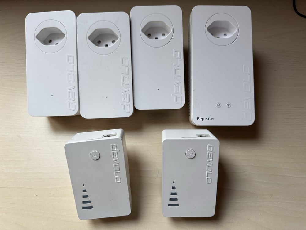 Devolo dLAN 1200+ WiFi Repeater Set, Top Zustand! (Gebraucht) in ...