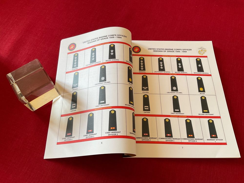 United States Marine Corps Grade Insignia Since 1775 (Gebraucht) in ...