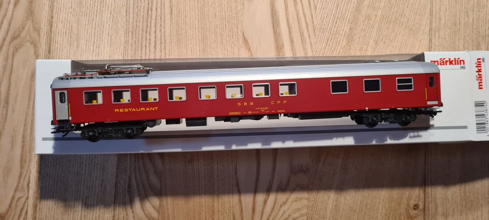Speisewagen WRm der SBB H0 Märklin 43874 (Gebraucht) in röschenz für CHF 122 – mit Lieferung auf ...