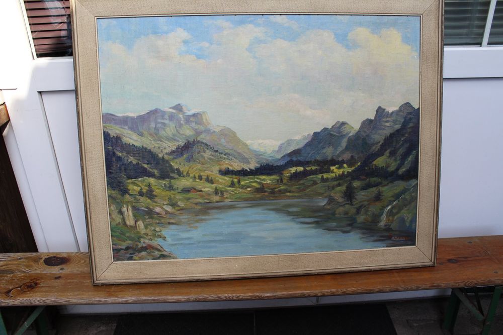 Oelgemälde R.Schadegg 1949 | Kaufen auf Ricardo