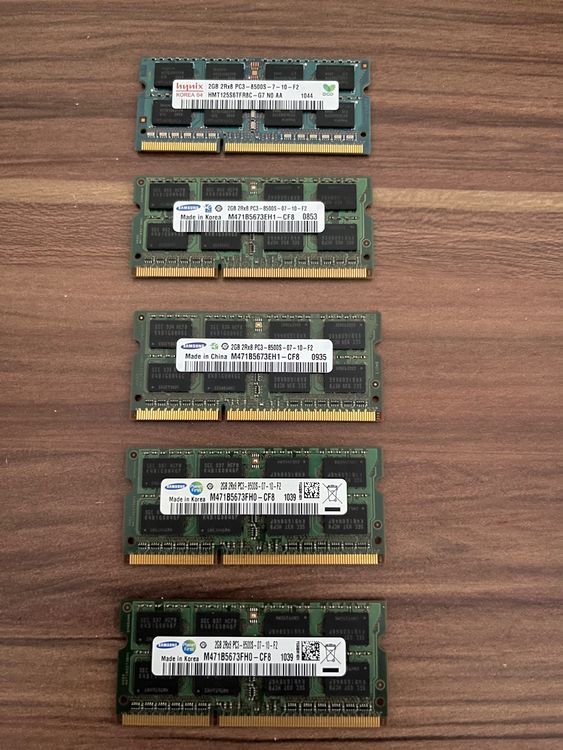 10 GB Ram Module DDR3 8500s für Macbook, Imac, Notebook | Kaufen auf ...